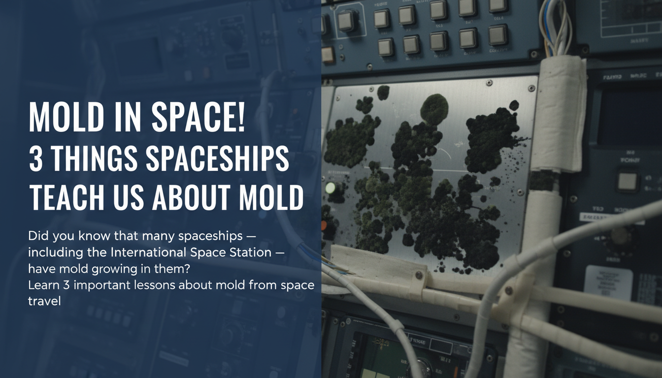 Mold in Space! 3 Things Spaceships Teach Us About Mold | Cleaner Guys Blog
